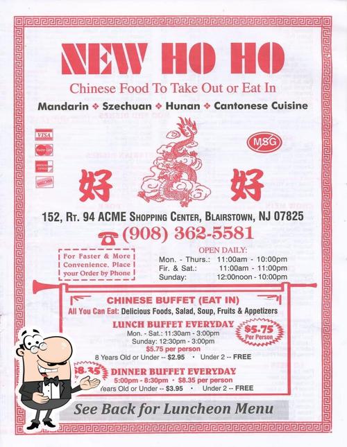 New Ho Ho Kitchen, Blairstown - Restaurant menu, prices and reviews