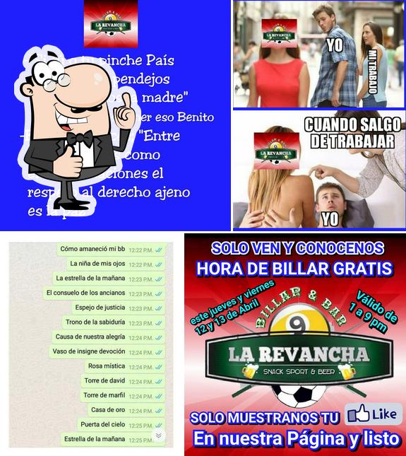 La Revancha Billar & Bar, Puebla - Restaurant menu, prices and reviews