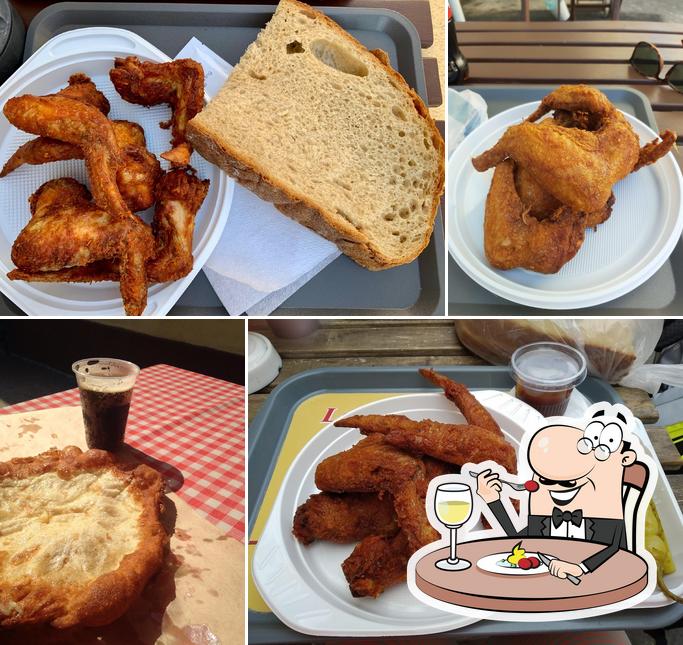 Langos And Chicken Wings from Iren restaurant, Rovinka - Restaurant reviews