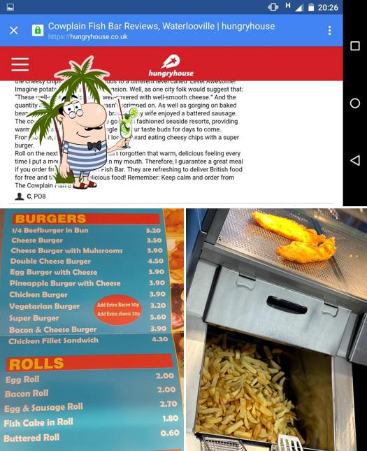 Cowplain Fish Bar in Waterlooville - Restaurant menu and reviews