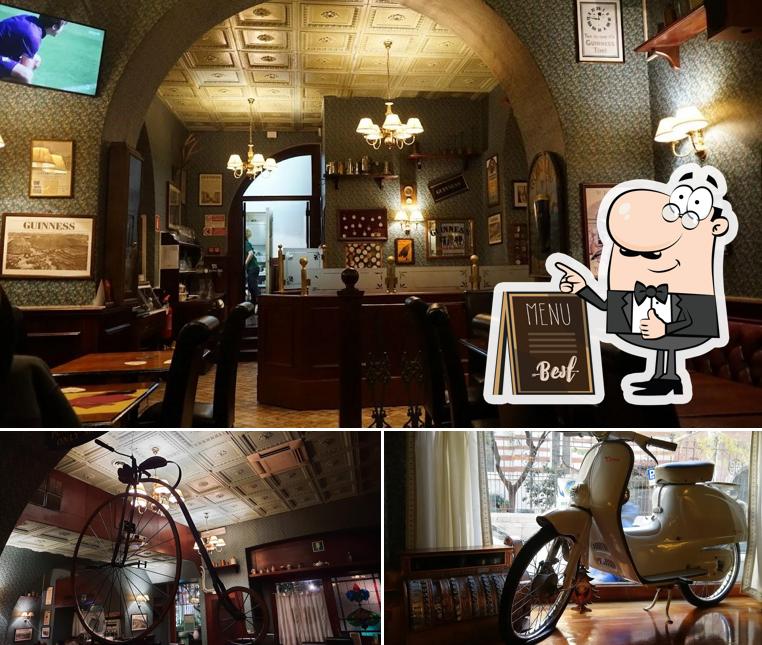 Menu of The Flann O'Brien pub & bar, Rome - reviews and ratings