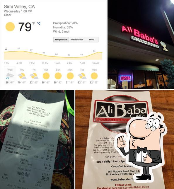 Ali Baba Restaurant, Simi Valley - Restaurant menu, prices and reviews