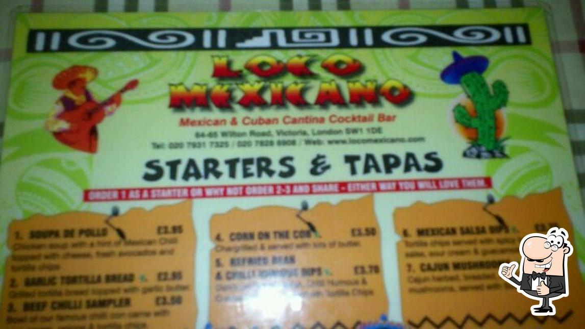 Loco Mexicano, 64-65 Wilton Rd in London - Restaurant menu and reviews