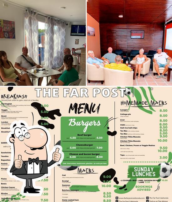 The Far post Calahonda, Sitio de Calahonda - Restaurant menu, prices ...