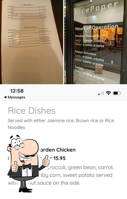 Rice Paper North Canton, Canton - Restaurant menu, prices and reviews