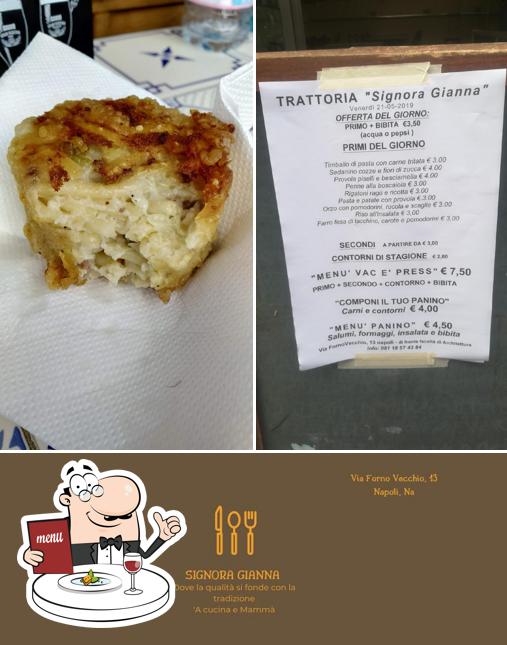 Trattoria Signora Gianna, Naples - Restaurant menu, prices and reviews
