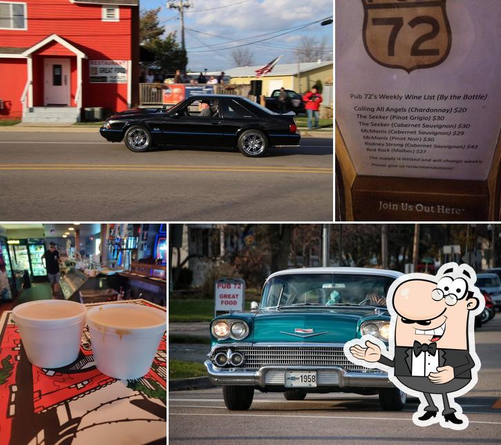 Pub 72, Gilberts - Restaurant menu, prices and reviews