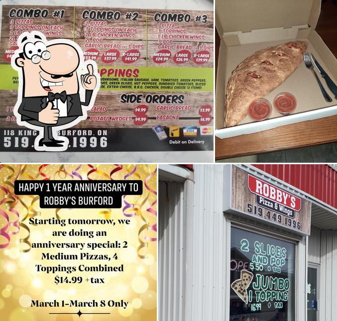 Robby's Pizza and Wings Burford, Brant - Restaurant menu, prices and ...