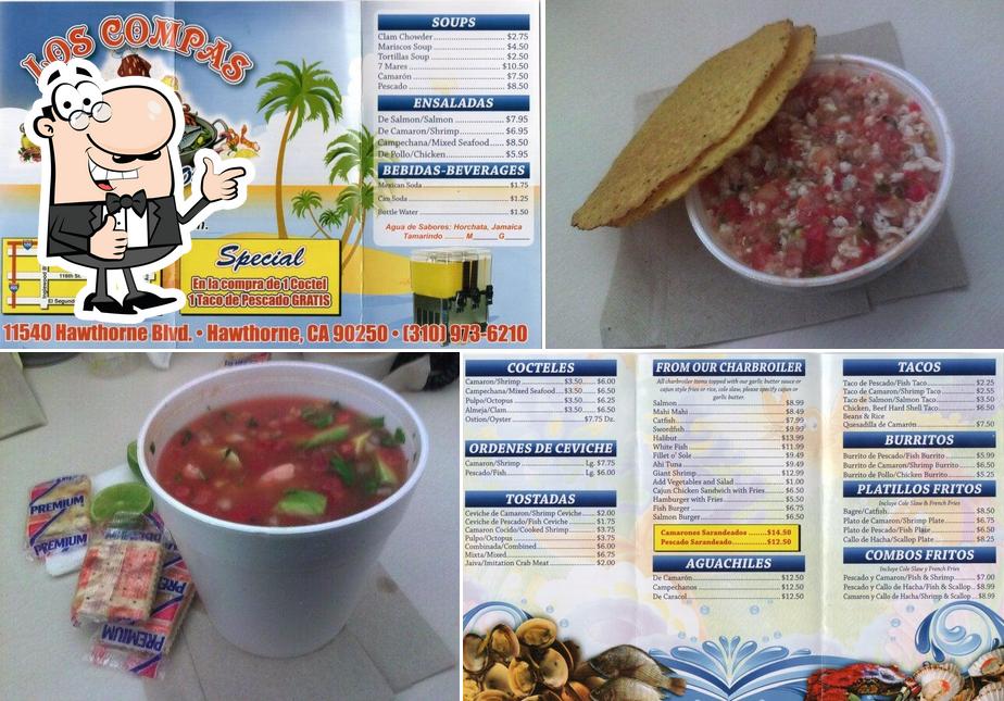 Los Compas Mariscos in Hawthorne - Restaurant menu