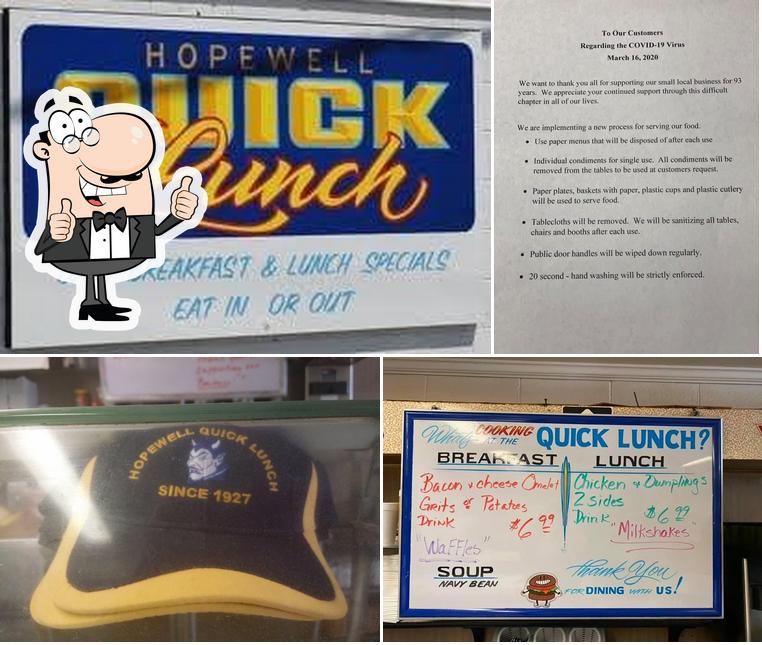 Hopewell Quick Lunch, Hopewell - Restaurant menu, prices and reviews