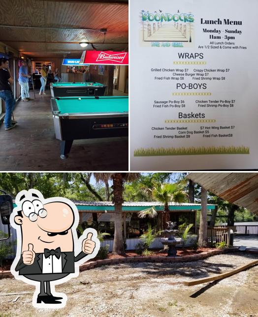 Boondocks Bar and Grill, French Settlement - Restaurant menu, prices ...