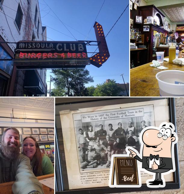 Missoula Club in Missoula - Restaurant menu and reviews
