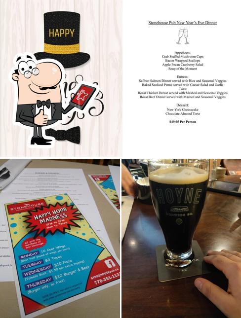 Stonehouse Pub, Sidney - Restaurant menu, prices and reviews