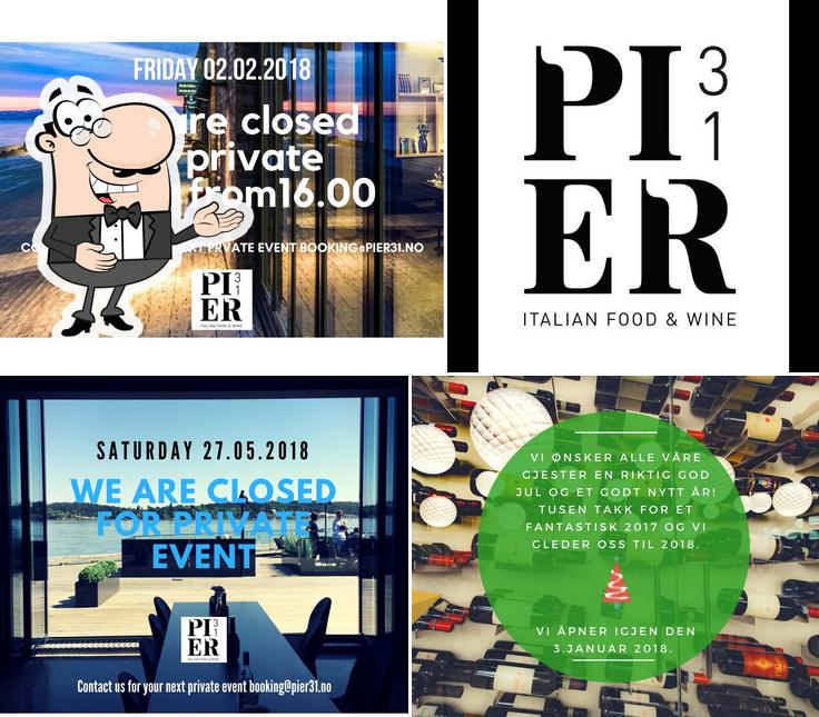 Pier 31 restaurant, Oslo - Restaurant menu and reviews