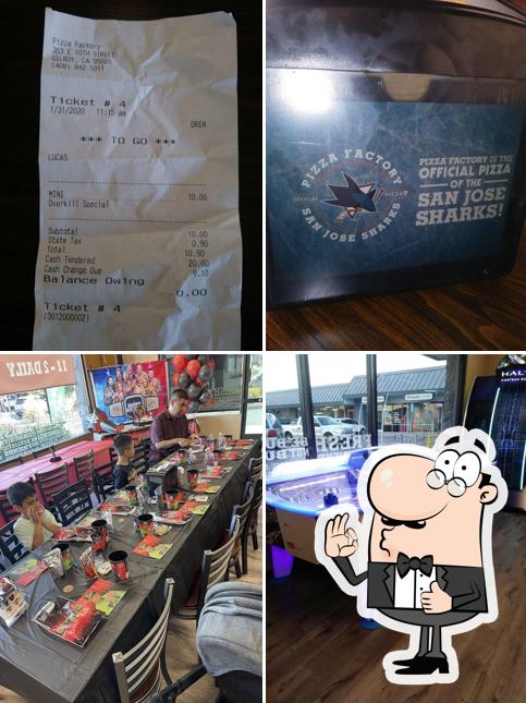 Pizza Factory in Gilroy - Restaurant menu and reviews