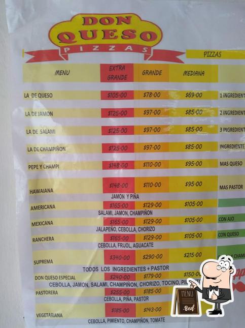 Don Queso, Merida - Restaurant menu, prices and reviews