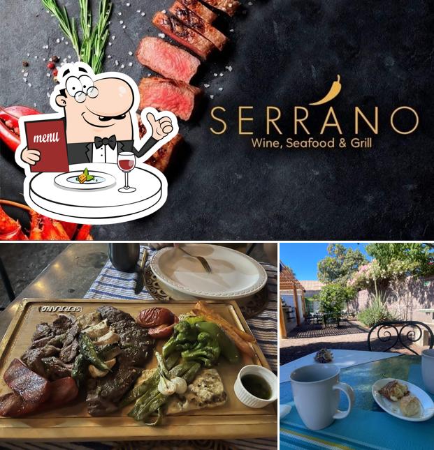 Serrano "Wine, Seafood & Grill" Steakhouse, Loreto - Restaurant menu ...