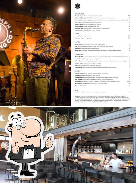 Triumph Brewing Company in Red Bank - Restaurant menu and reviews