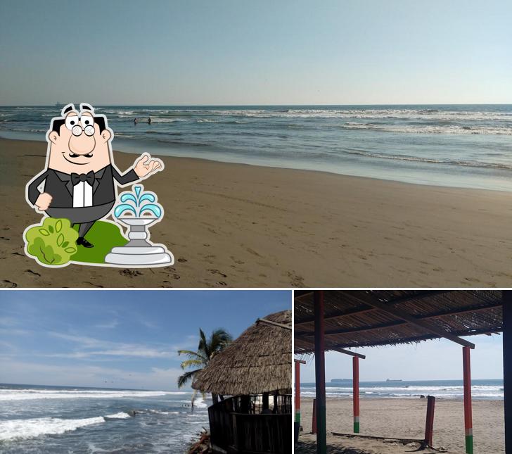 El Pulpo Playa Erendira restaurant, Lázaro Cárdenas, Playa Eréndira s/n ...