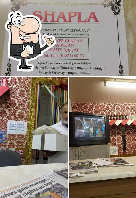 Shapla Indian Take Away, Tamworth - Restaurant menu, prices and reviews