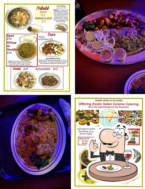 Marie African Flavors in Houston - Restaurant menu and reviews