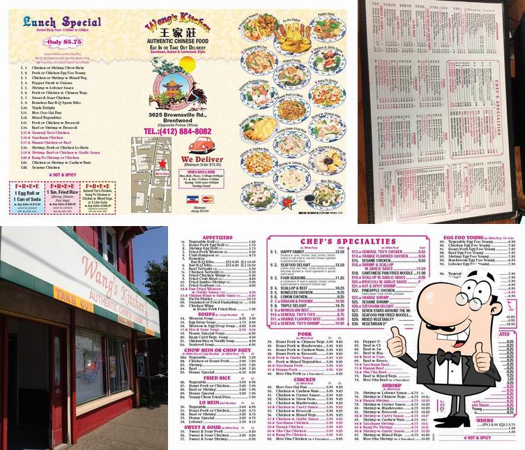 Wang's Kitchen, 3625 Brownsville Rd in Brentwood - Restaurant menu and ...
