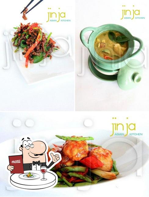 Jinja restaurant, Dubai, P1-LS-05 - Restaurant menu