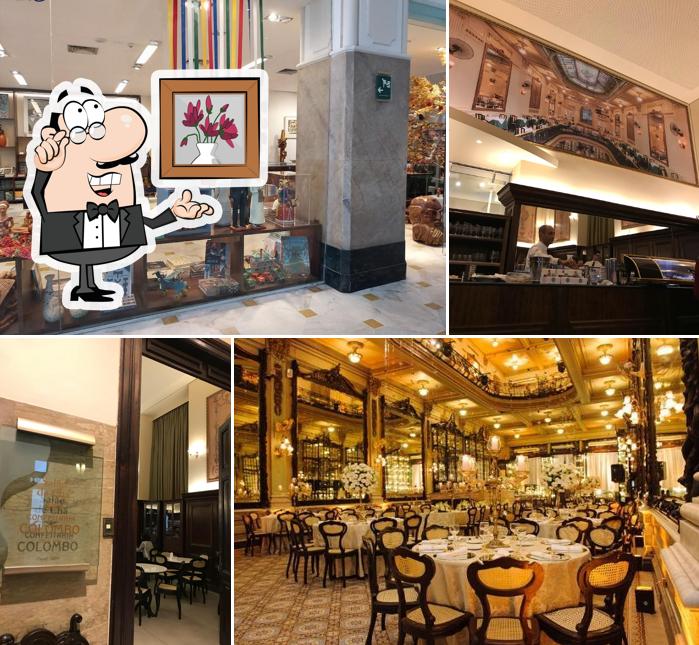 Confeitaria Colombo (CCBB) cafe, Rio de Janeiro, R. Primeiro de Março ...