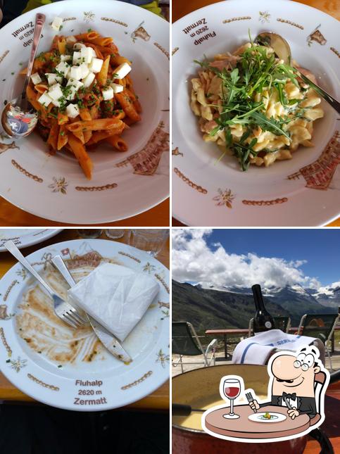 Fluhalp (Mountain Hut & Restaurant), Zermatt, Skigebiet Rothorn ...