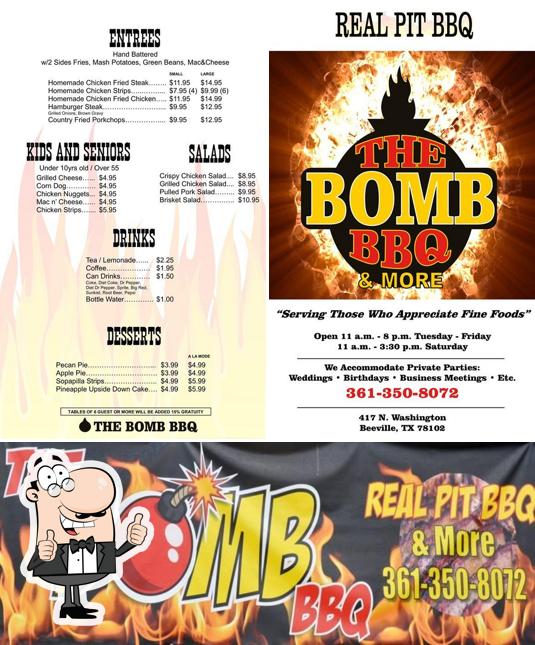 The Bomb BBQ, Beeville - Restaurant menu, prices and reviews