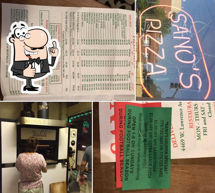 Sano's Pizzeria in Chicago - Restaurant menu and reviews