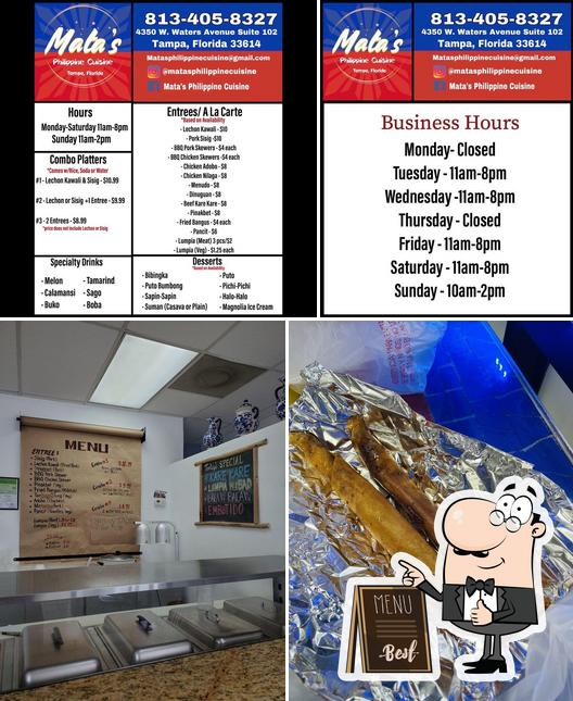 Mata's Philippine Cuisine in Tampa - Restaurant menu and reviews