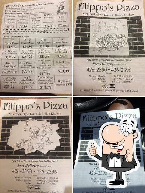 Filippo's Pizza in Edgewater - Restaurant menu and reviews