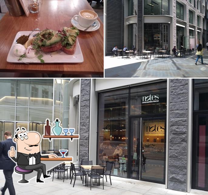 Notes, London - Restaurant menu, prices and reviews