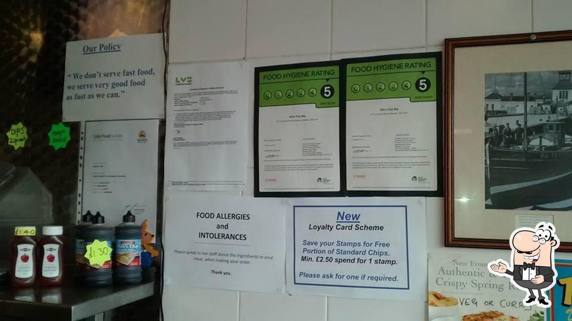Gill's Fish Bar, Swindon - Restaurant menu, prices and reviews