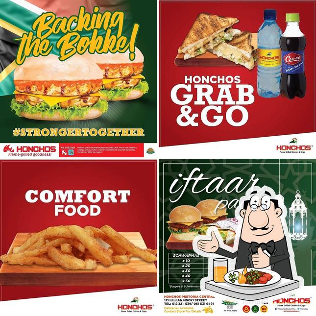 Honchos, Pretoria - Restaurant menu