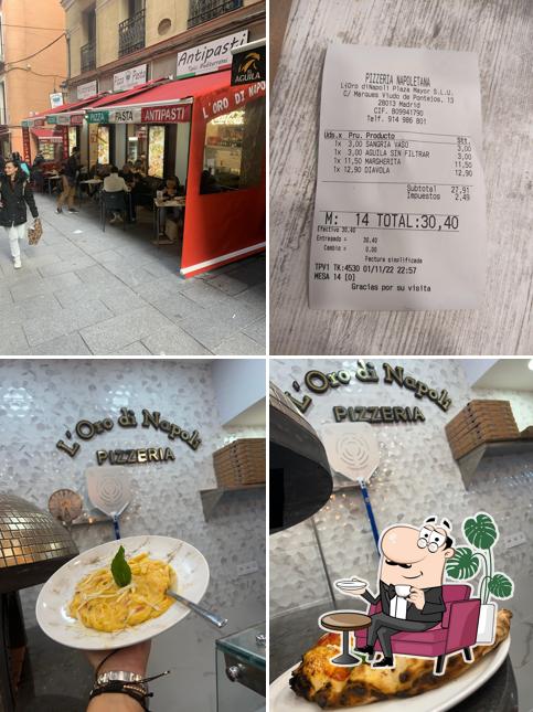 L'oro di Napoli Madrid, Madrid - Menú del restaurante, precios y reseñas