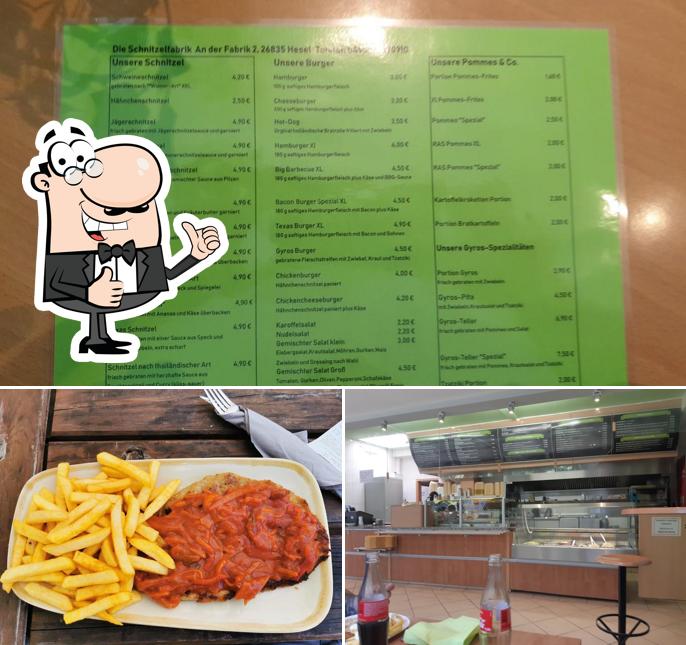 Die Schnitzelfabrik Hesel pub & Bar, Hesel - Restaurantspeisekarten und ...