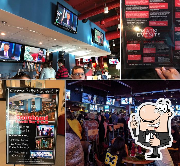 Scoreboard Sports Bar and Grill in Woburn - Restaurant menu and reviews