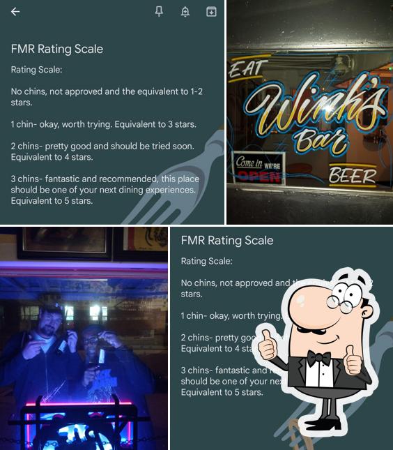 Winks Bar in Richmond - Restaurant menu and reviews