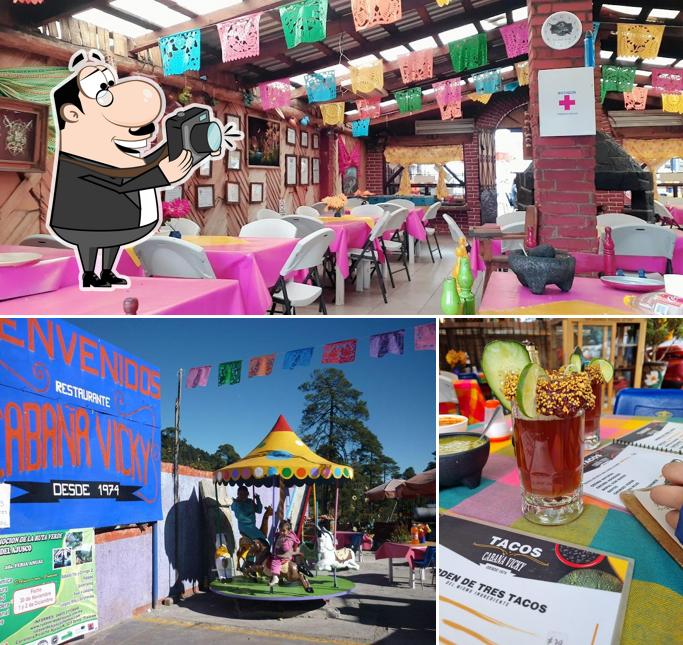 Restaurante "Cabaña Vicky", Lomas de Tepemecatl, Albergue Alpino Km 21. ...