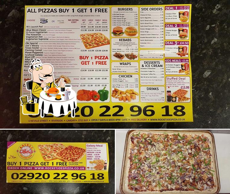 Rocket Joes Pizza, Cardiff - Restaurant menu, prices and reviews
