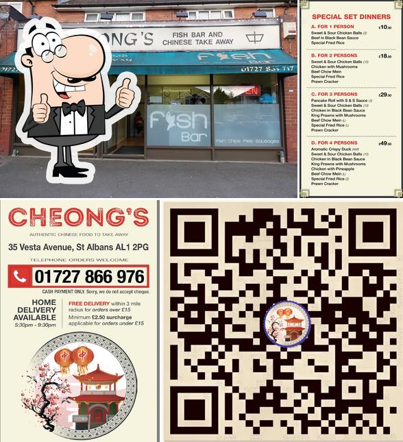 cheong's chinese takeaway, Saint Albans - Restaurant menu, prices and ...