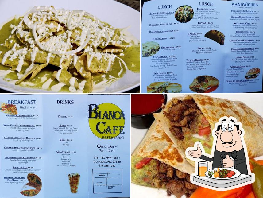 Bianca Cafe in Goldsboro - Restaurant menu and reviews