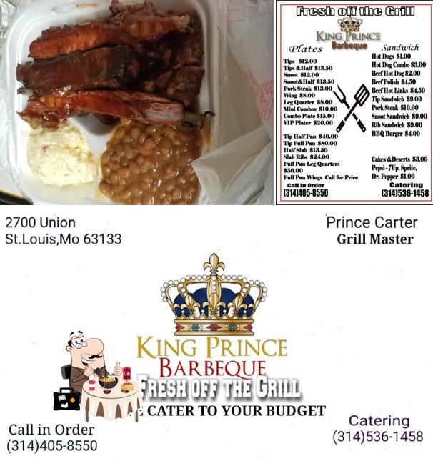 King Prince Bar B Que, St. Louis - Restaurant menu, prices and reviews