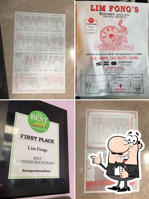 Lim Fongs, Mount Holly - Restaurant menu, prices and reviews