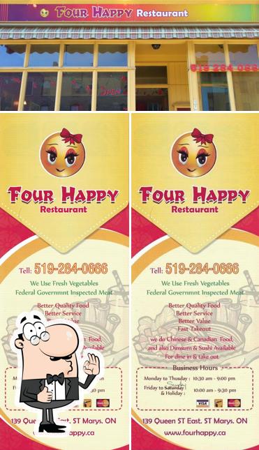 Four Happy Restaurant, Saint Marys - Restaurant menu, prices and reviews