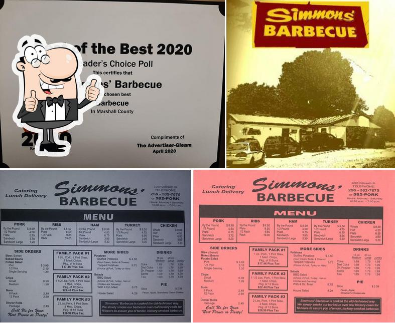 Simmons Barbecue, Guntersville - Restaurant menu, prices and reviews