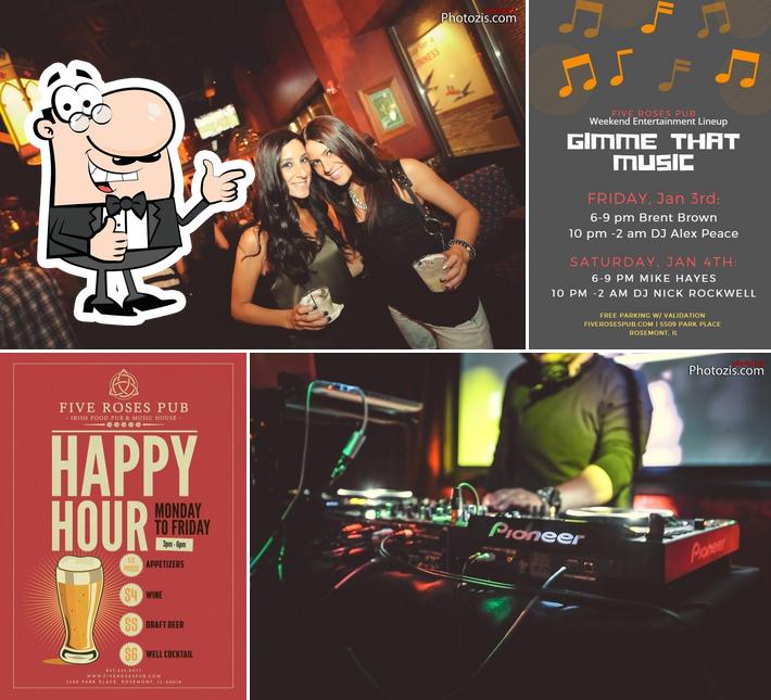 Five Roses Pub in Rosemont - Restaurant menu and reviews