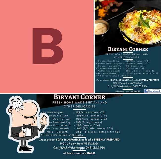 Biryani Corner - Sydney, Westmead - Restaurant menu, prices and reviews